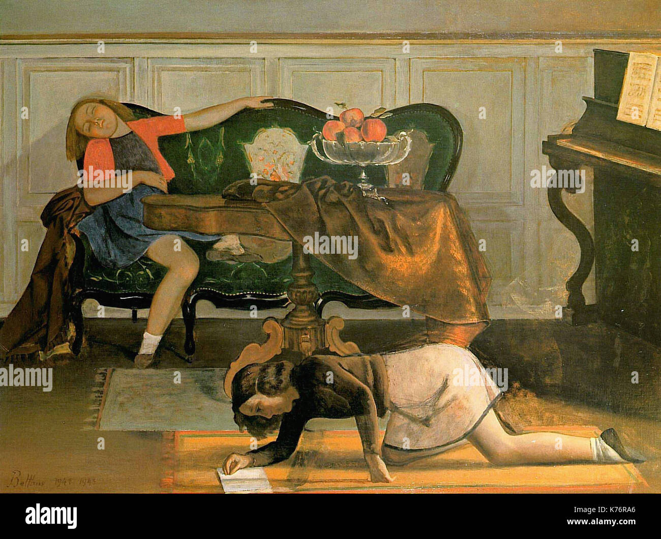 Peinture de balthus Banque de photographies et d’images à haute ...
