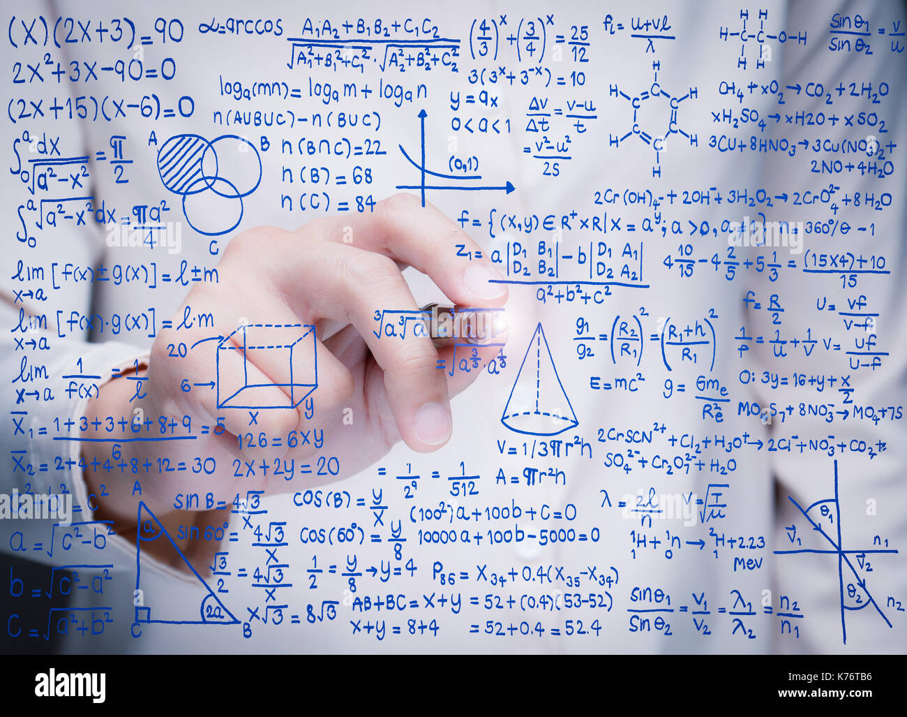 Math formula Banque de photographies et d’images à haute résolution - Alamy