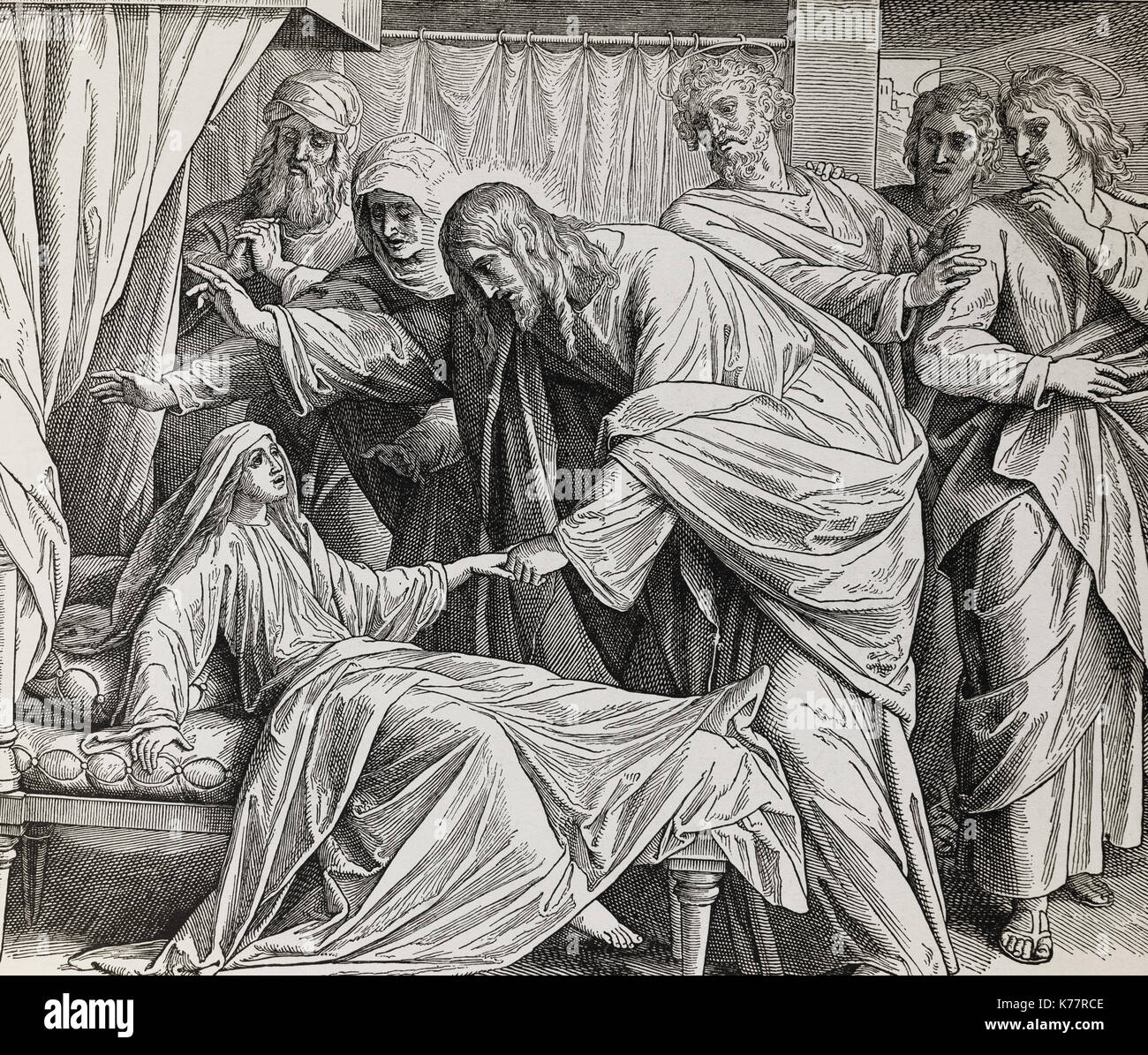 Jesus heals Banque de photographies et d’images à haute résolution ...