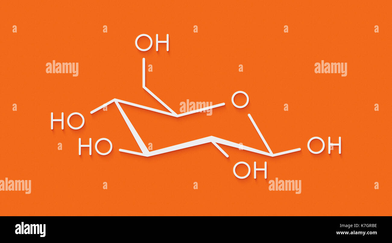 Molécula de glucosa glucosa Banque de photographies et d’images à haute ...