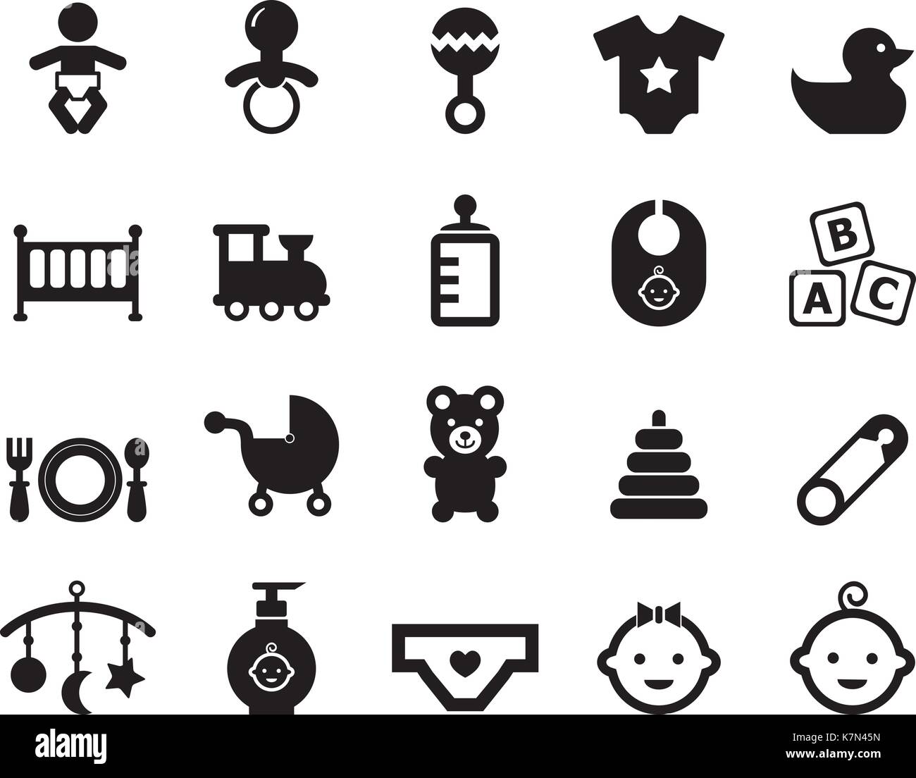 Baby icon Banque de photographies et d’images à haute résolution - Alamy