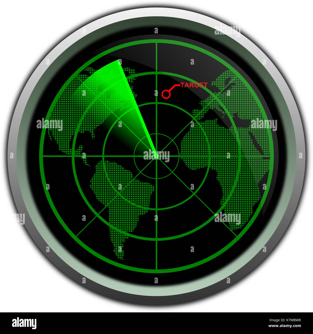 Military radar screen Banque de photographies et d’images à haute ...
