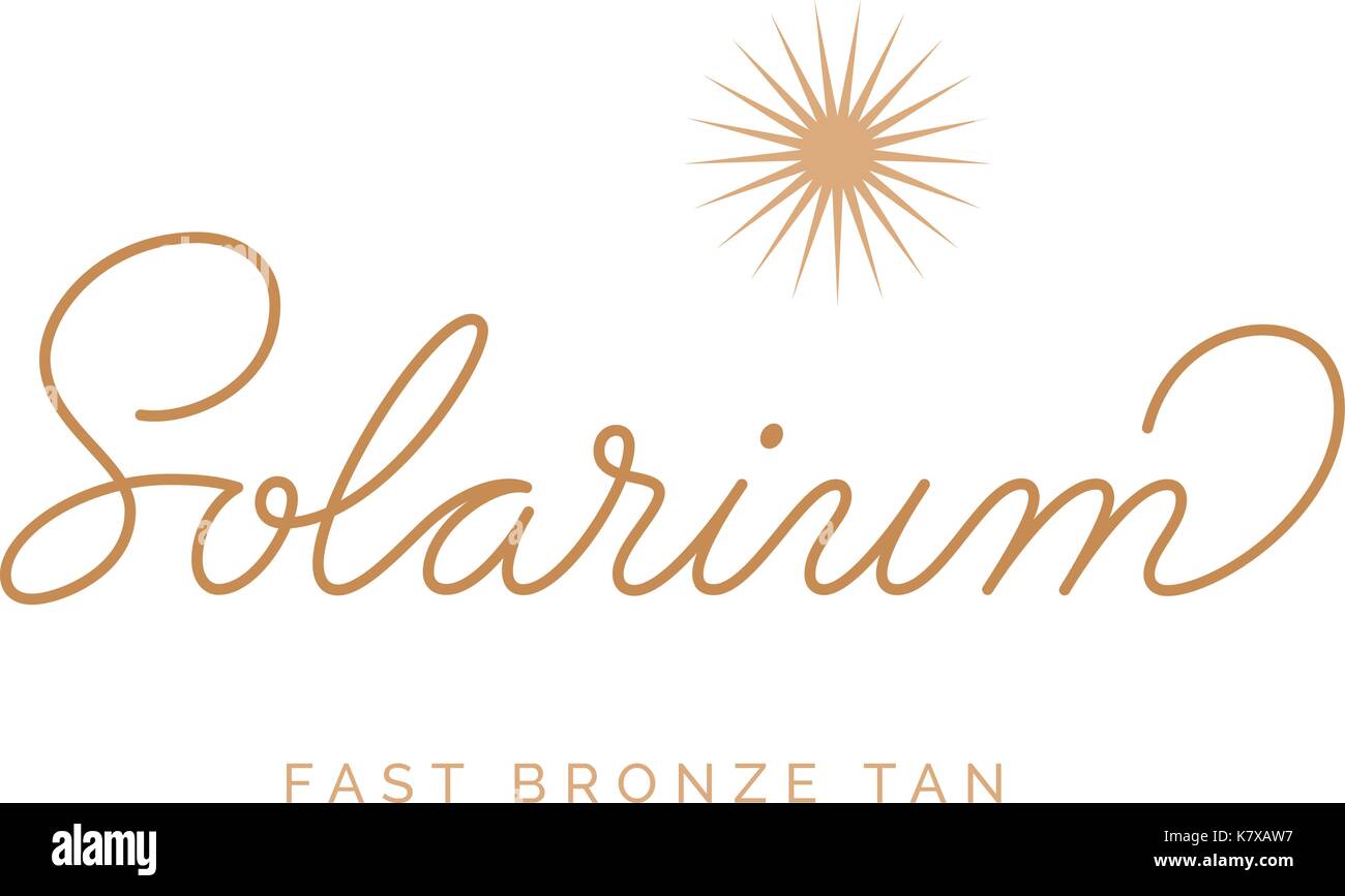 Solarium logo Banque de photographies et d’images à haute résolution ...