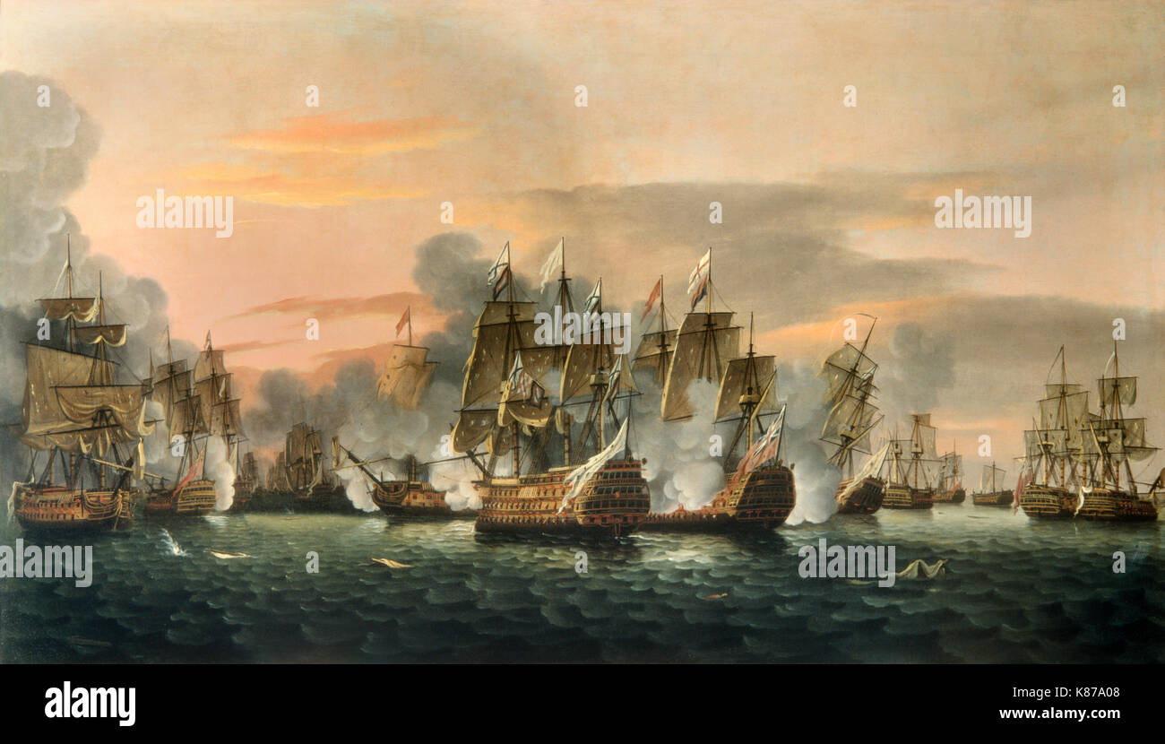 Bataille navale de saintes Banque de photographies et d’images à haute ...