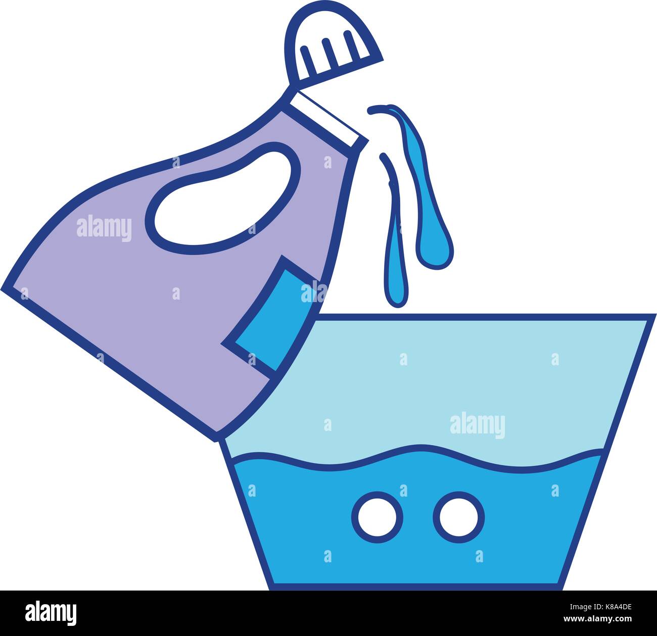 Water plashing Banque d'images vectorielles - Alamy