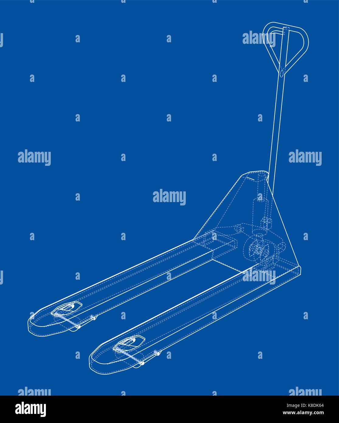 Transpalette manuel Banque d'images vectorielles - Alamy