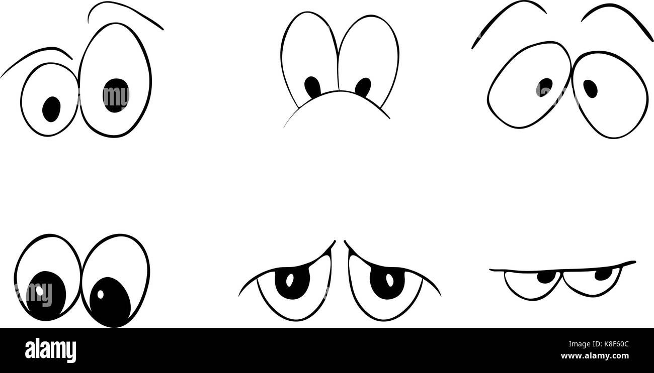 Cartoon vector icône symbole yeux design. Belle illustration isolé sur ...