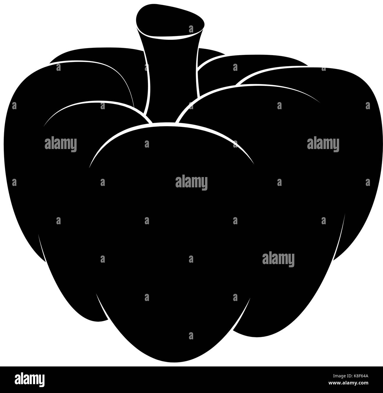 Vecteur icône symbole citrouille design. Belle illustration isolé sur ...