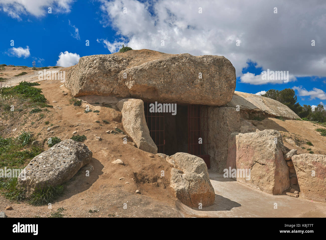 Dolmen de menga menga, dolmen mégalithique, Antequera, site du ...