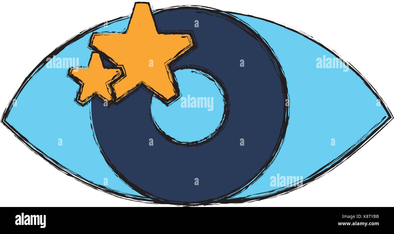 Symbole de l'œil humain Image Vectorielle Stock - Alamy