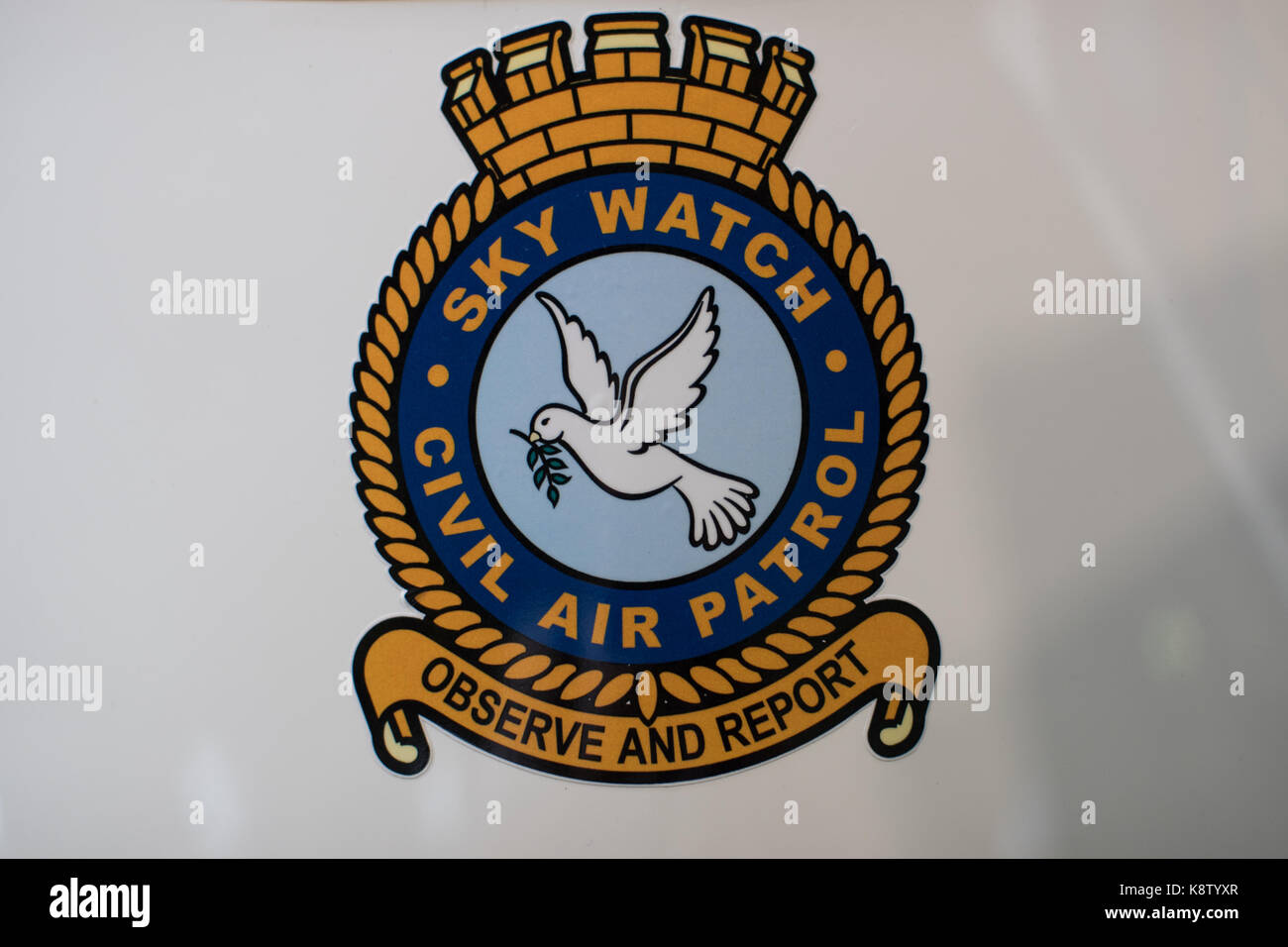Un sky watch Civil Air Patrol logo avion de l'afficheur pendant l ...