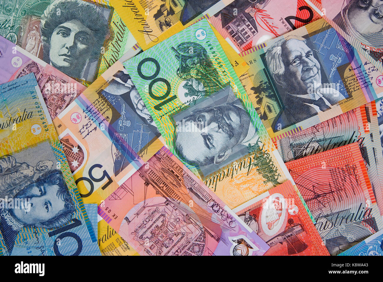 Australian banknotes Banque de photographies et d’images à haute ...