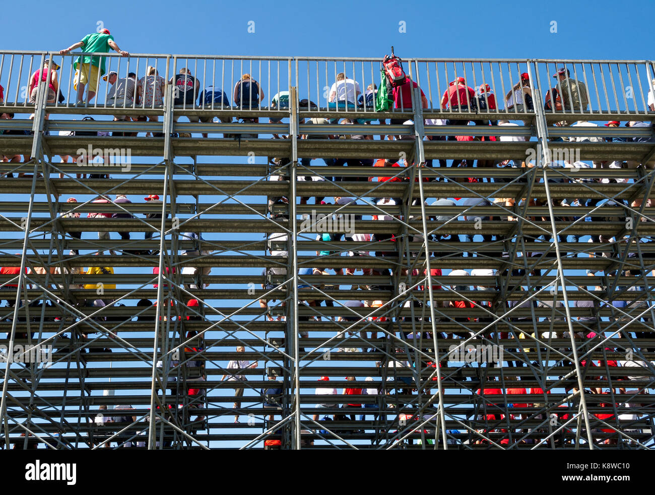 Echafaudages en acier galvanisé utilisé pour à la tribune du circuit du ...