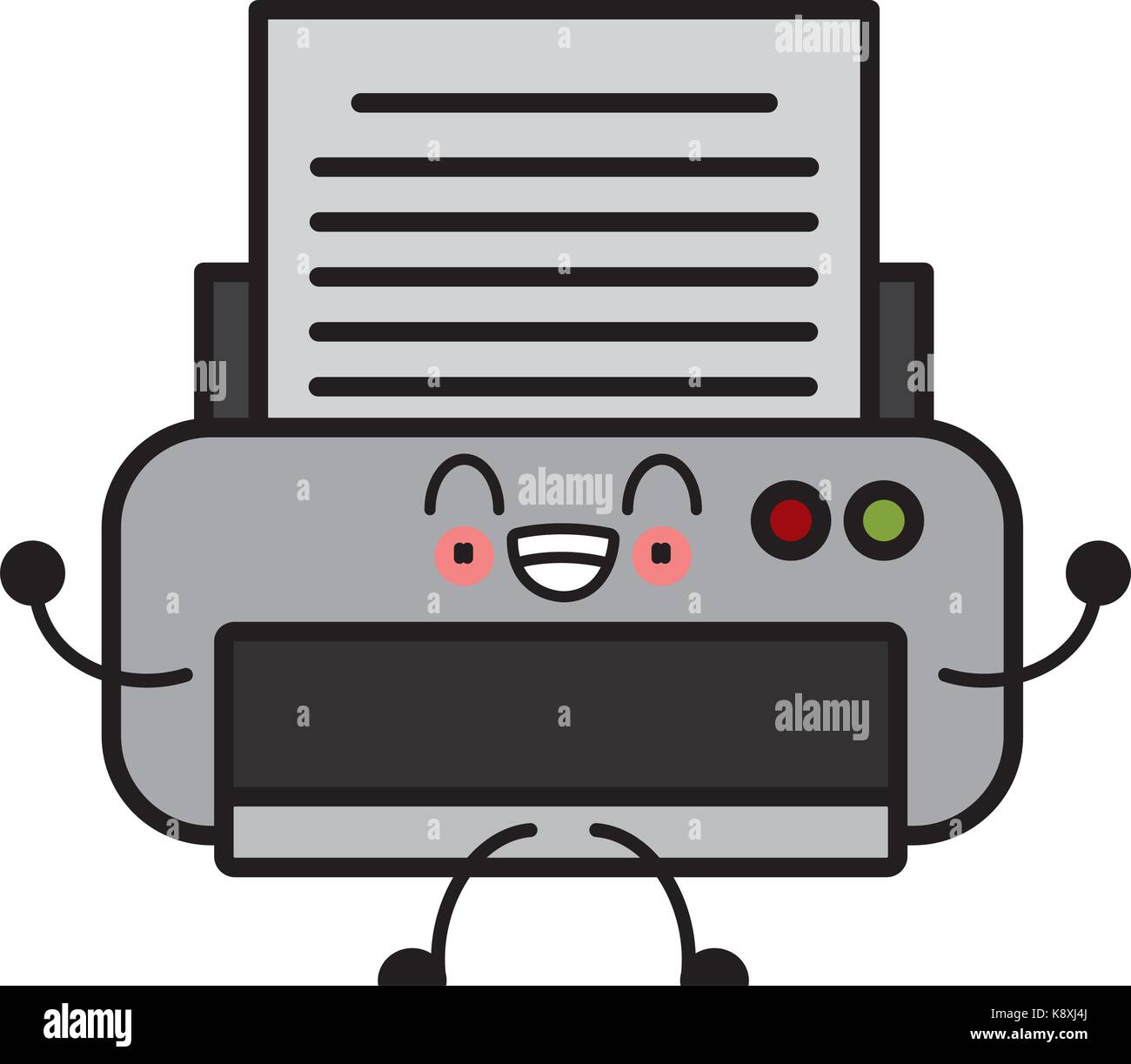 Scanner Icon Cartoon Illustration Scanner Photos & Scanner Icon Cartoon ...