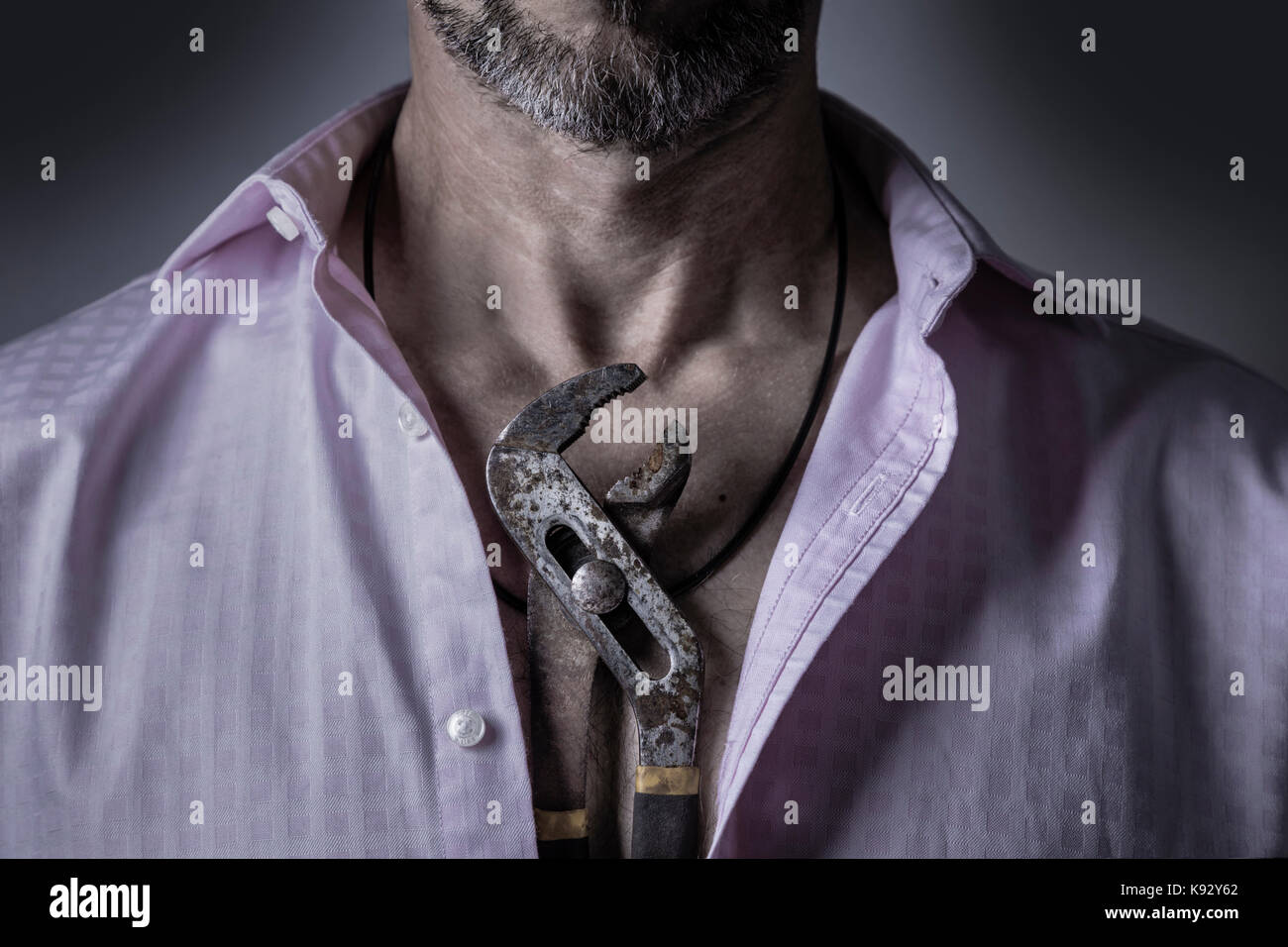 Barbe poivre et sel Banque de photographies et d’images à haute ...