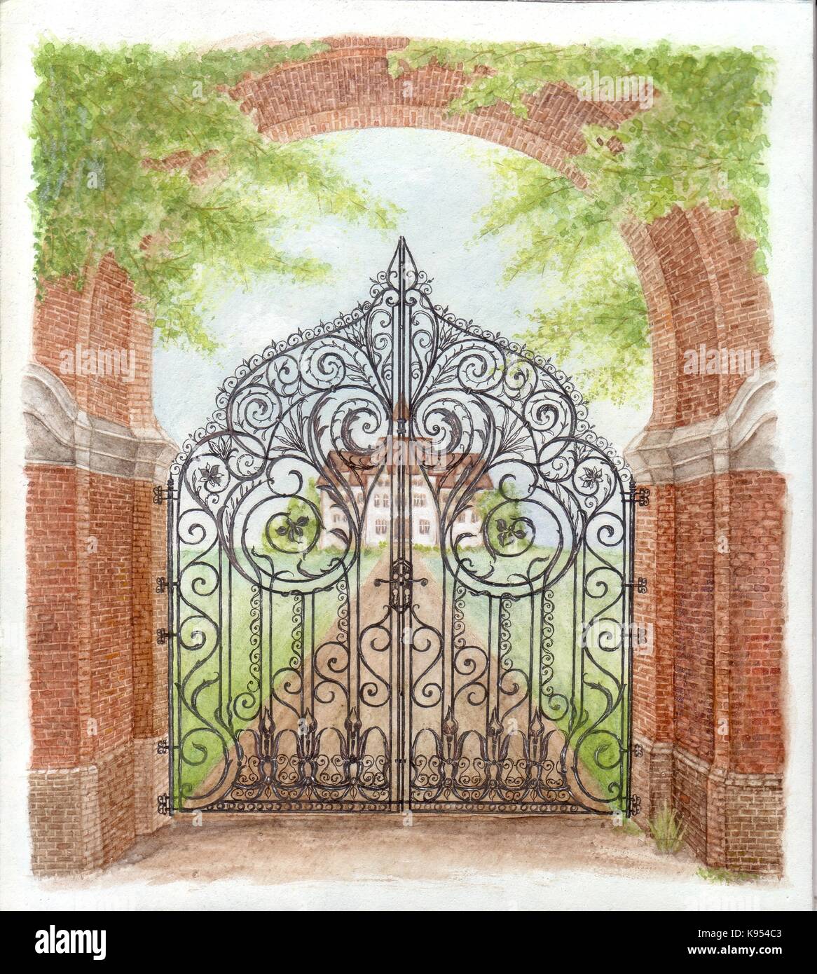 Das tor Banque d'images vectorielles - Alamy