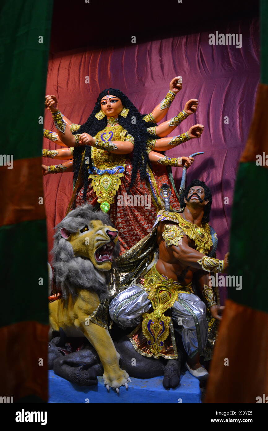 Carnaval de durga puja 2017 Banque de photographies et d’images à haute ...