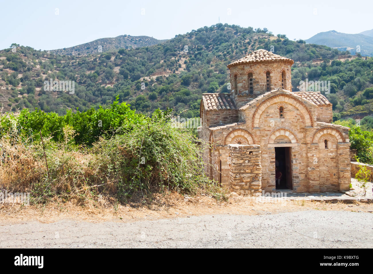 Byzantine church island crete Banque de photographies et d’images à ...