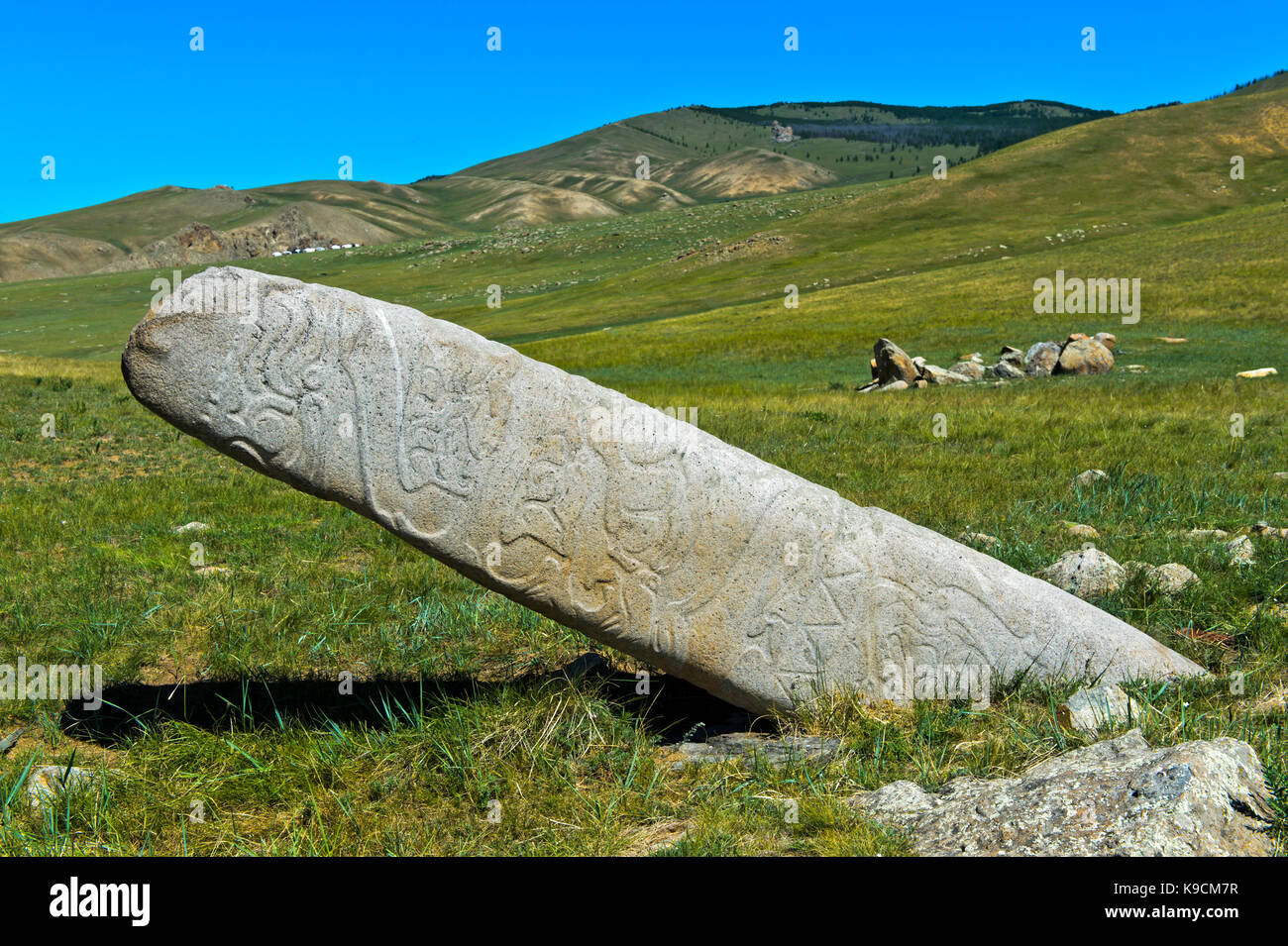 Pierre de cerf mongolie Banque de photographies et d’images à haute ...