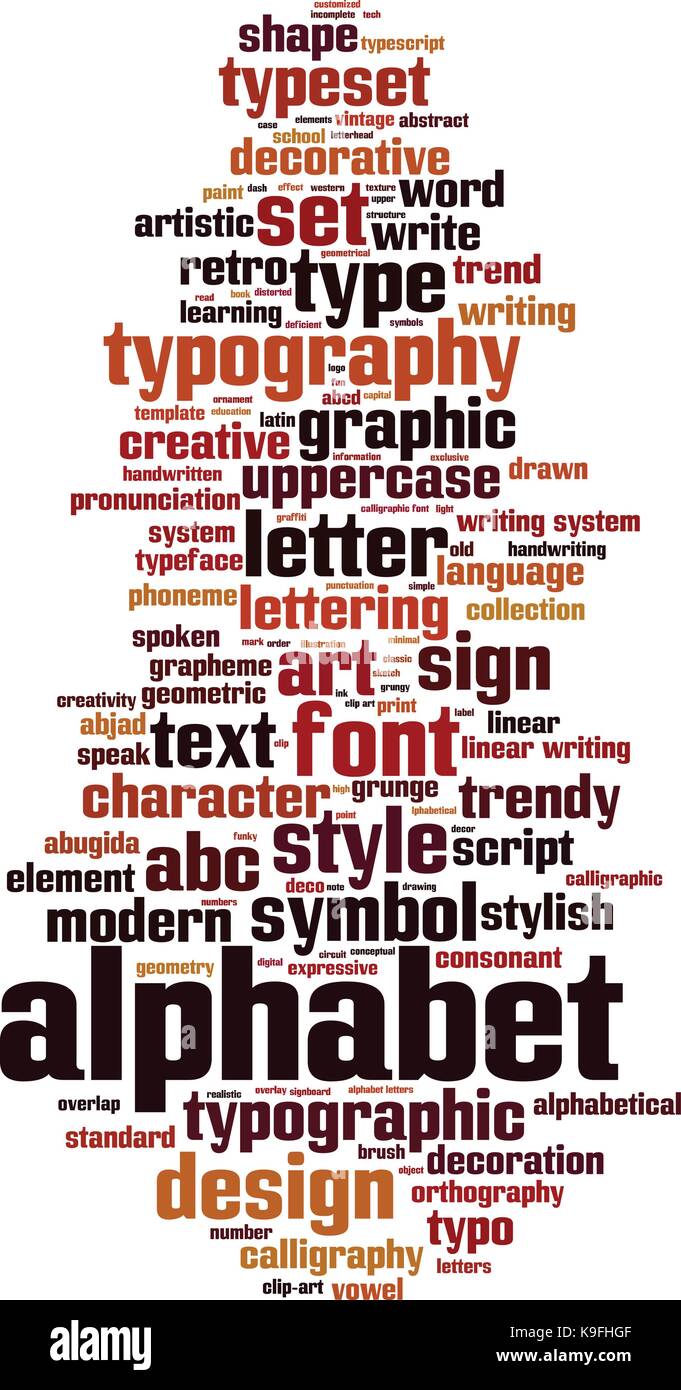 Script abjad Banque d'images vectorielles - Alamy