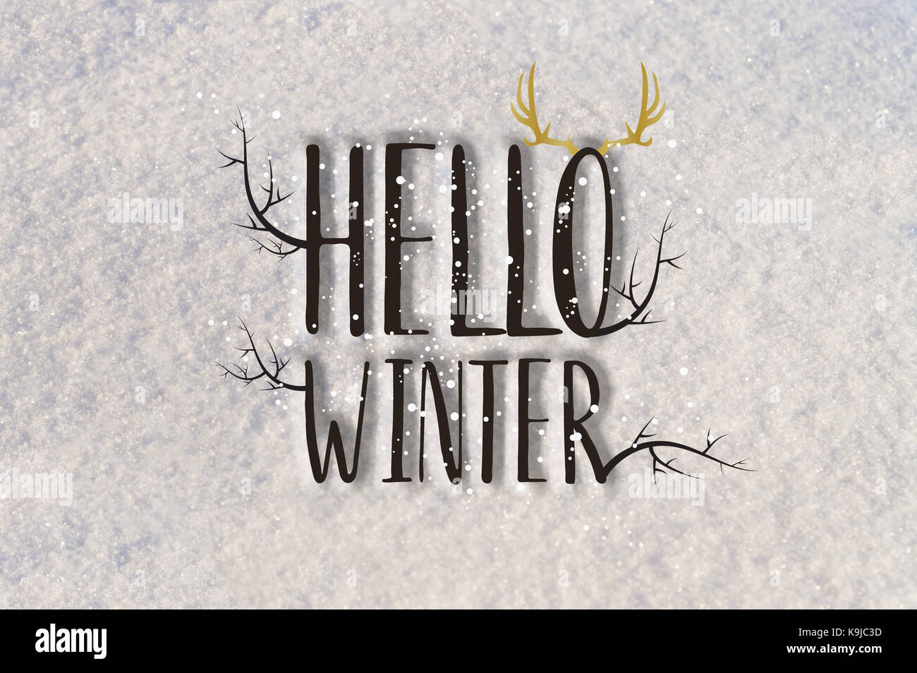 Bonjour l'hiver Banque de photographies et d’images à haute résolution ...