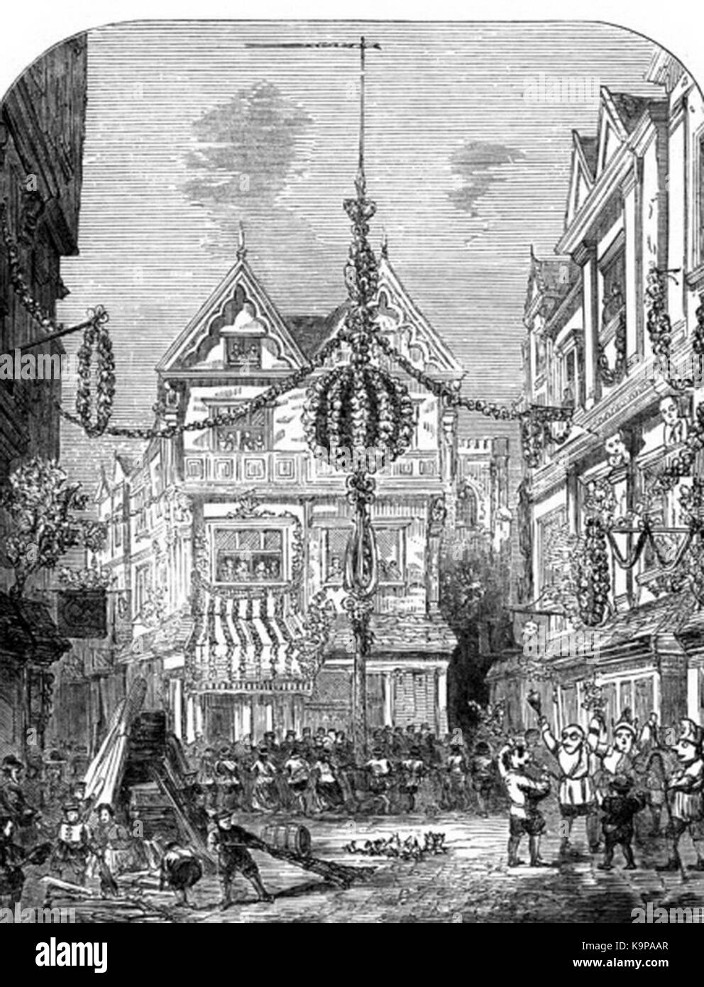 Restauration de charles ii Banque d'images noir et blanc - Alamy