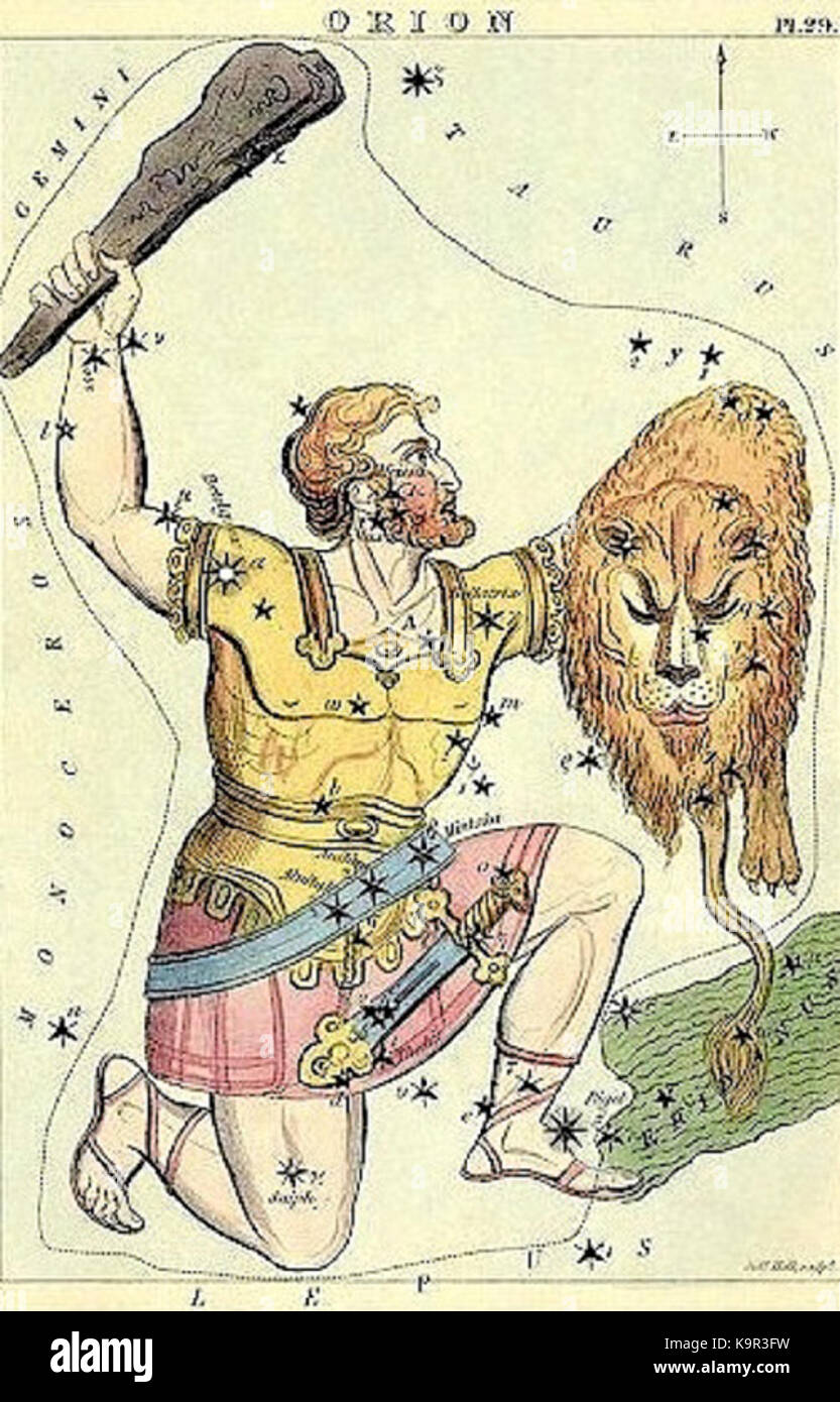 Orion constellation illustration Banque de photographies et d’images à ...