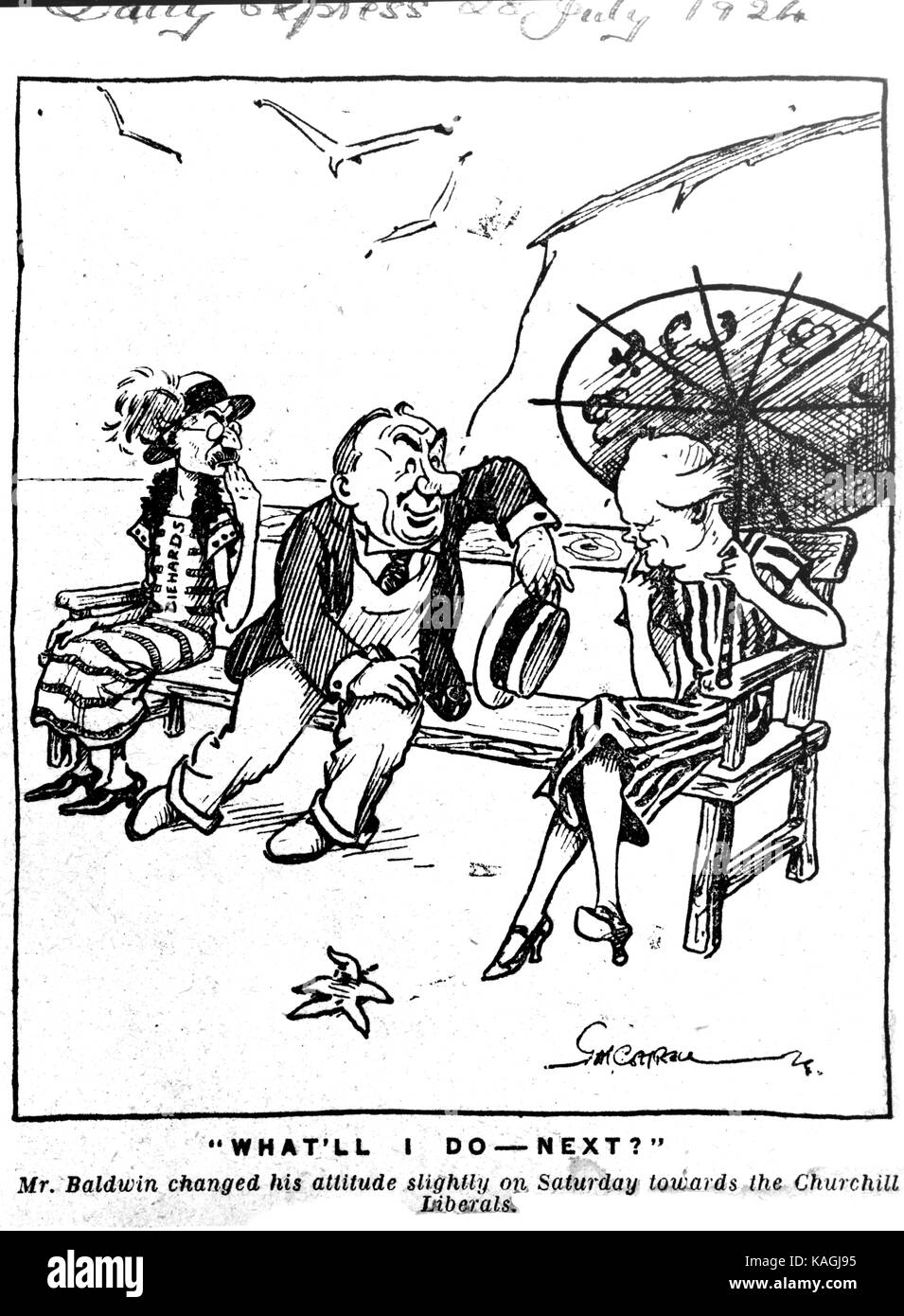 Political cartoons caricatures Banque d'images noir et blanc - Page 2 ...