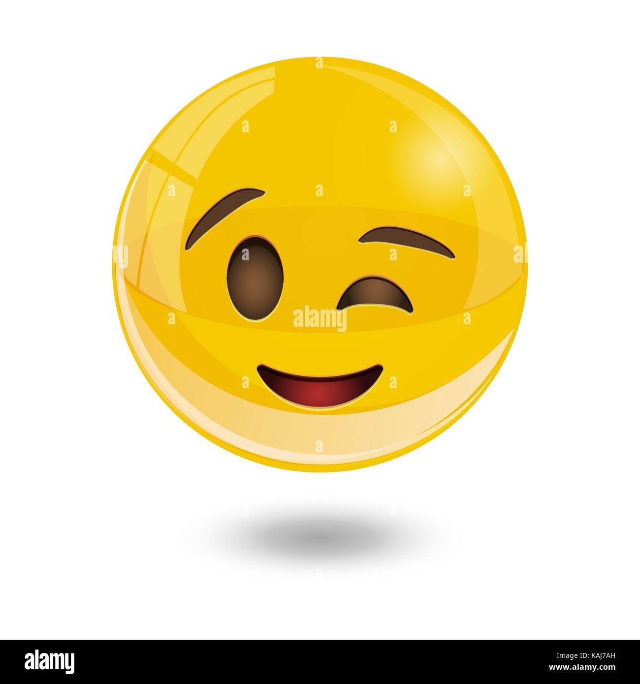 Emoticon smiley face yellow web Banque de photographies et d’images à haute résolution - Page 17 ...
