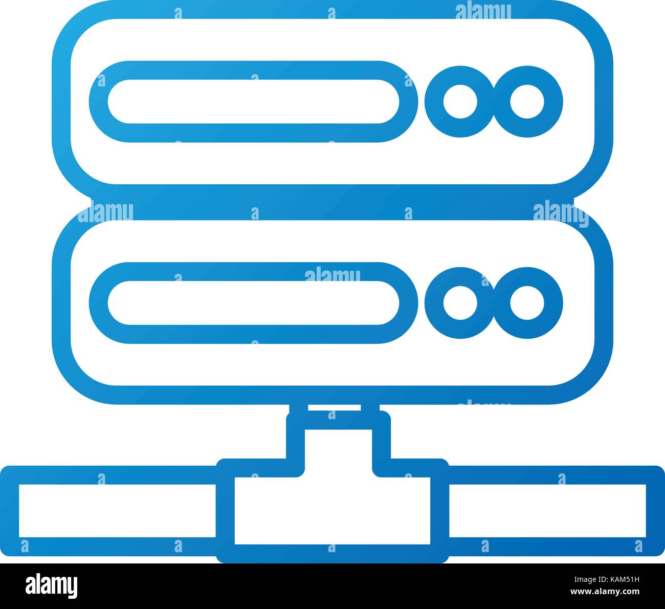 Schéma racks serveurs Banque d'images vectorielles - Alamy