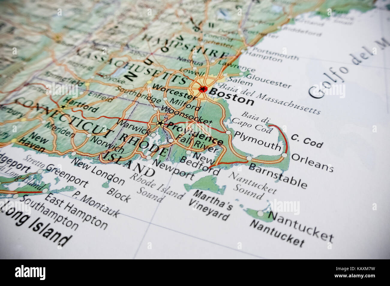 Map of east boston Banque de photographies et d’images à haute ...