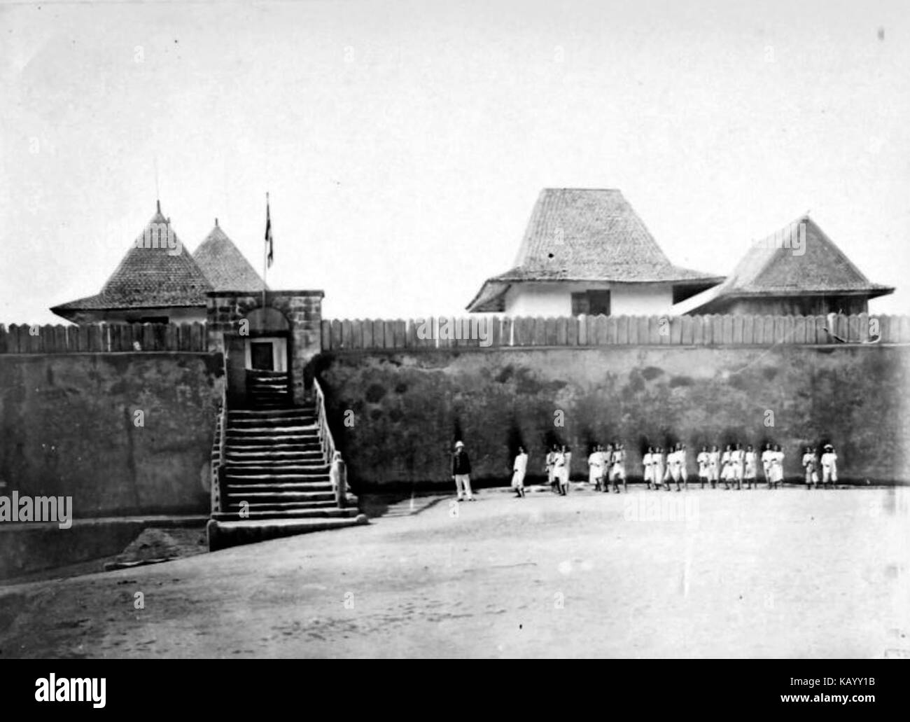 Palais de rova Banque d'images noir et blanc - Alamy