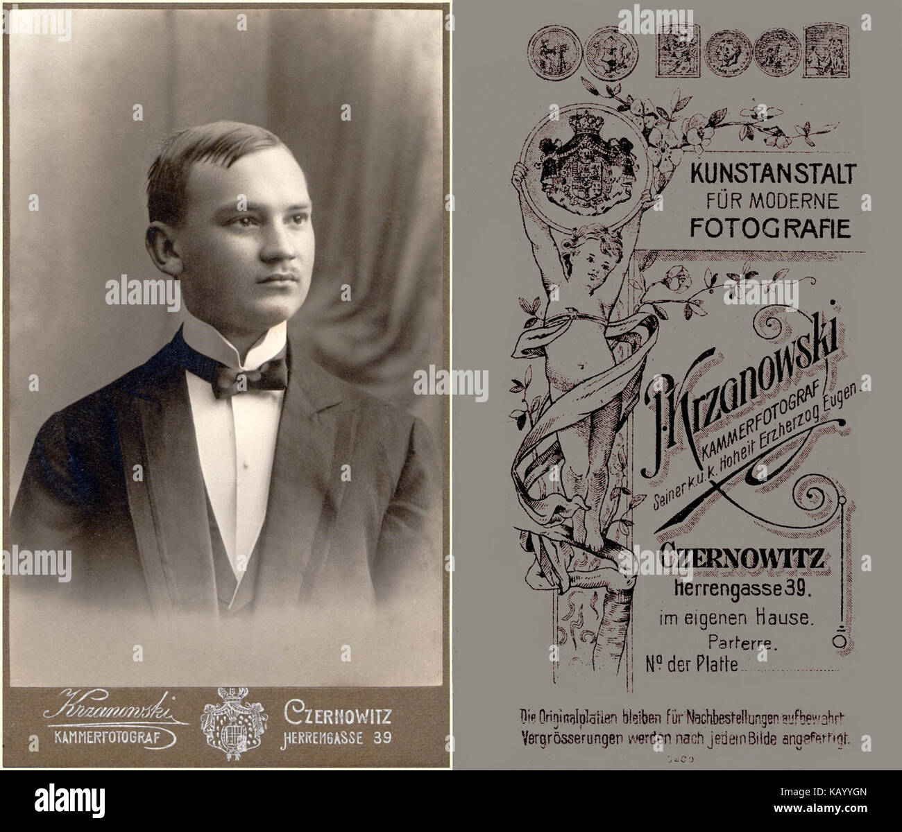 Carte de czernowitz Banque de photographies et d’images à haute ...