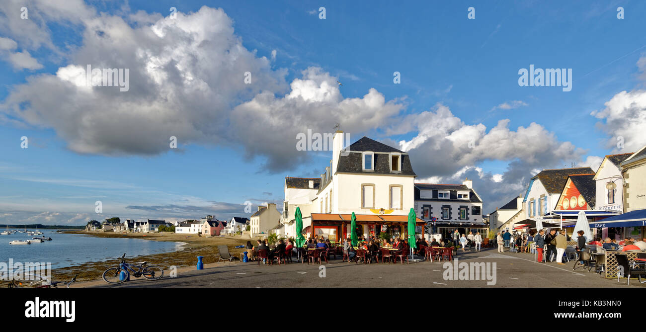 La France, Finistère, le petit port de l'Ile Tudy Photo Stock - Alamy