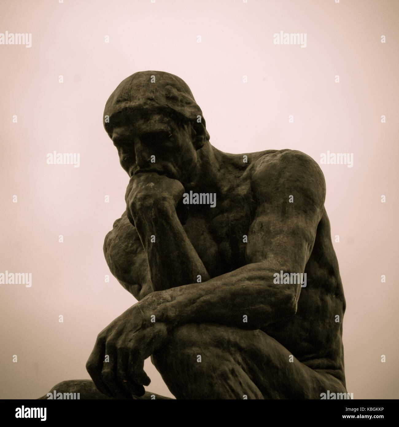 Le penseur rodin Banque de photographies et d’images à haute résolution ...
