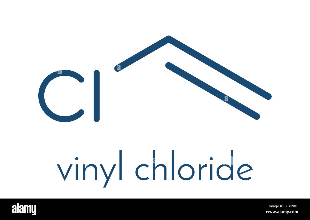 Polyvinyl chloride pvc molecule Banque d'images vectorielles - Alamy