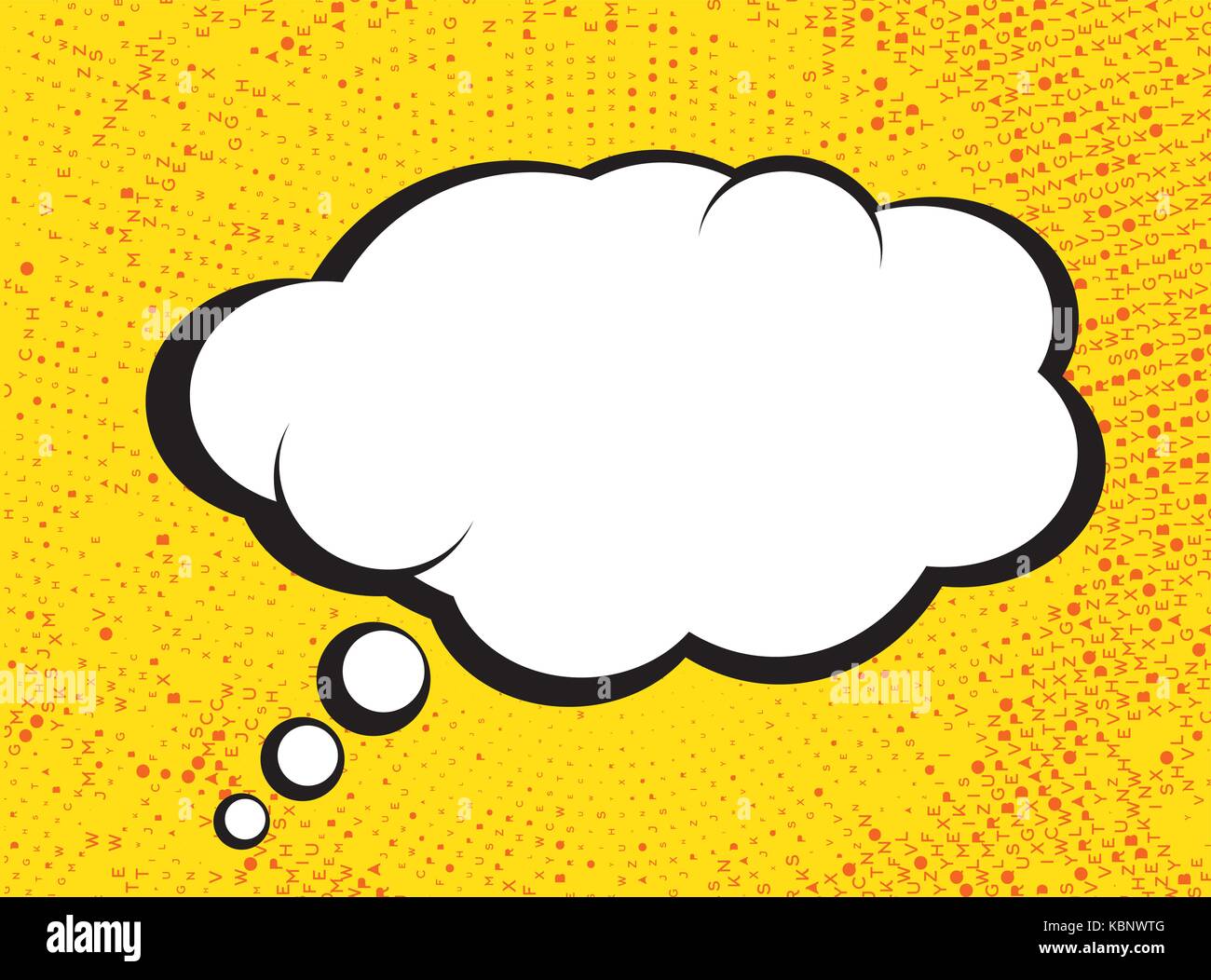 Bulle de dialogue style pop art bande dessinée avec texture halftone ...