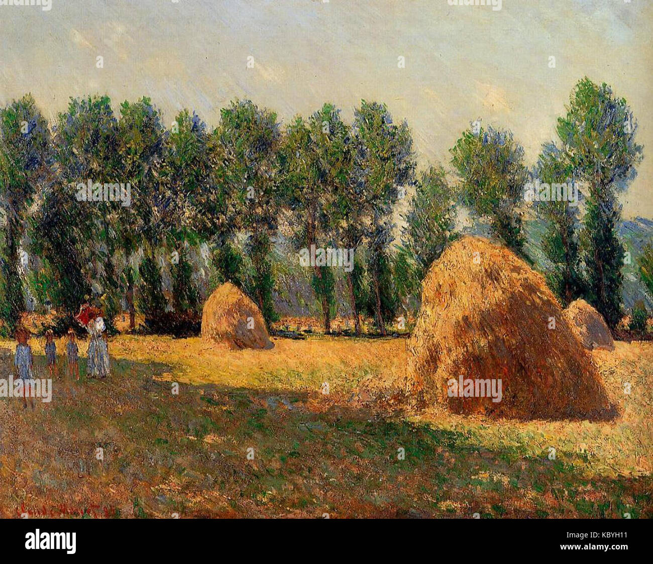 Les meules de claude monet Banque de photographies et d’images à haute ...