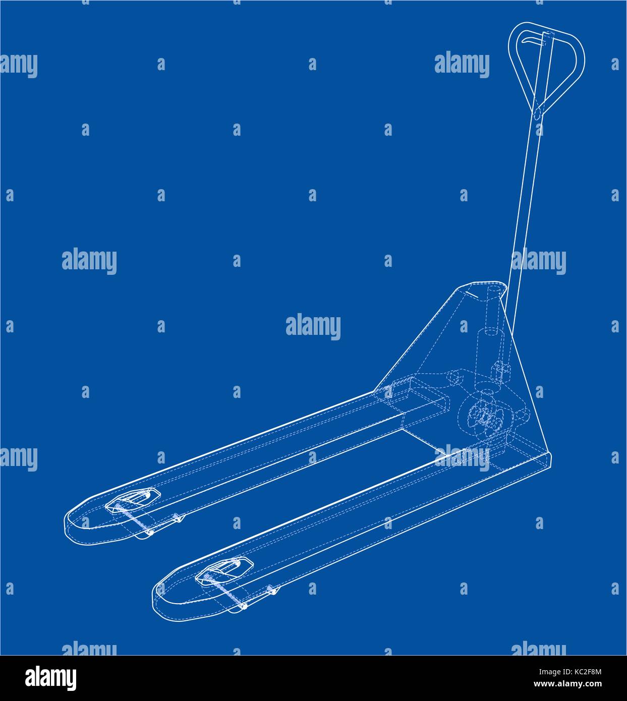 Transpalette manuel Banque d'images vectorielles - Alamy