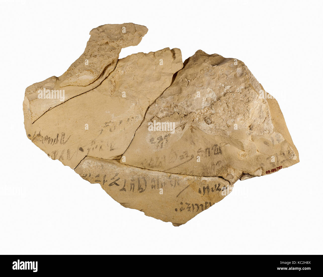 Ostracon avec une liste de noms Banque de photographies et d’images à ...