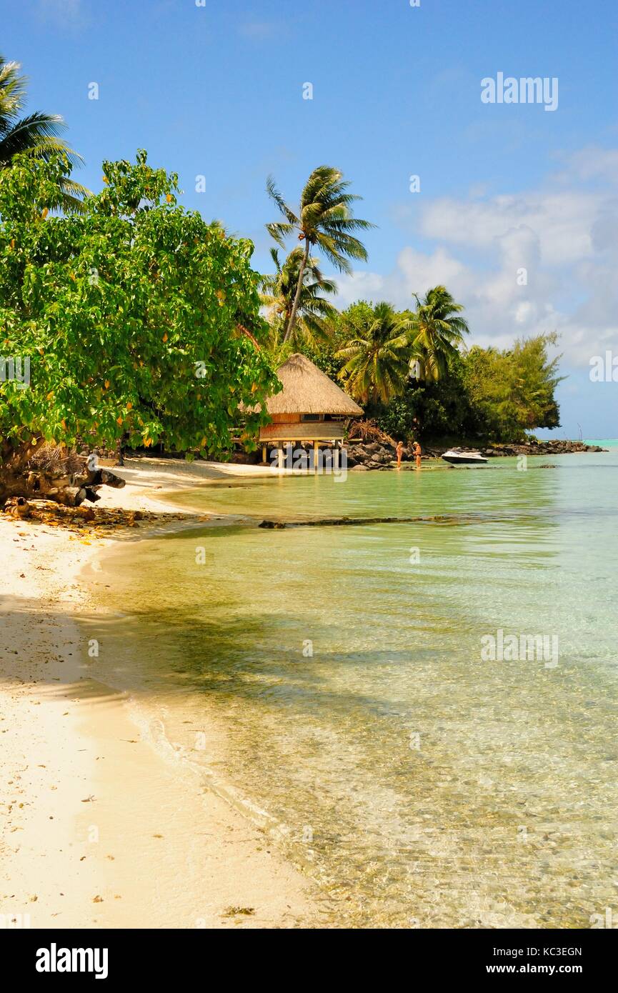 Plage de Matira, Bora Bora Photo Stock - Alamy