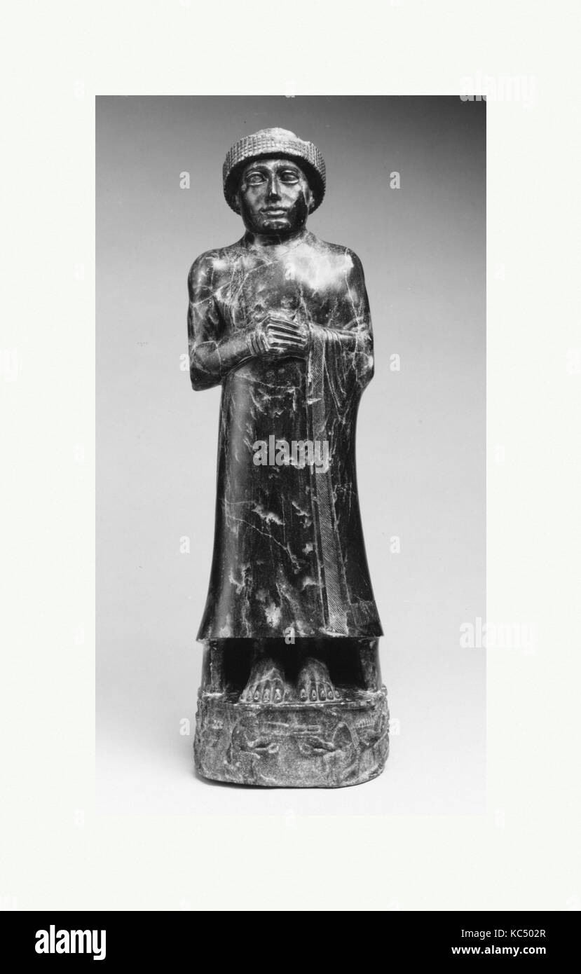 Statue d'Ur-Ningirsu, fils de Gudea, Neo-Sumerian, ca. 2080 B.C ...