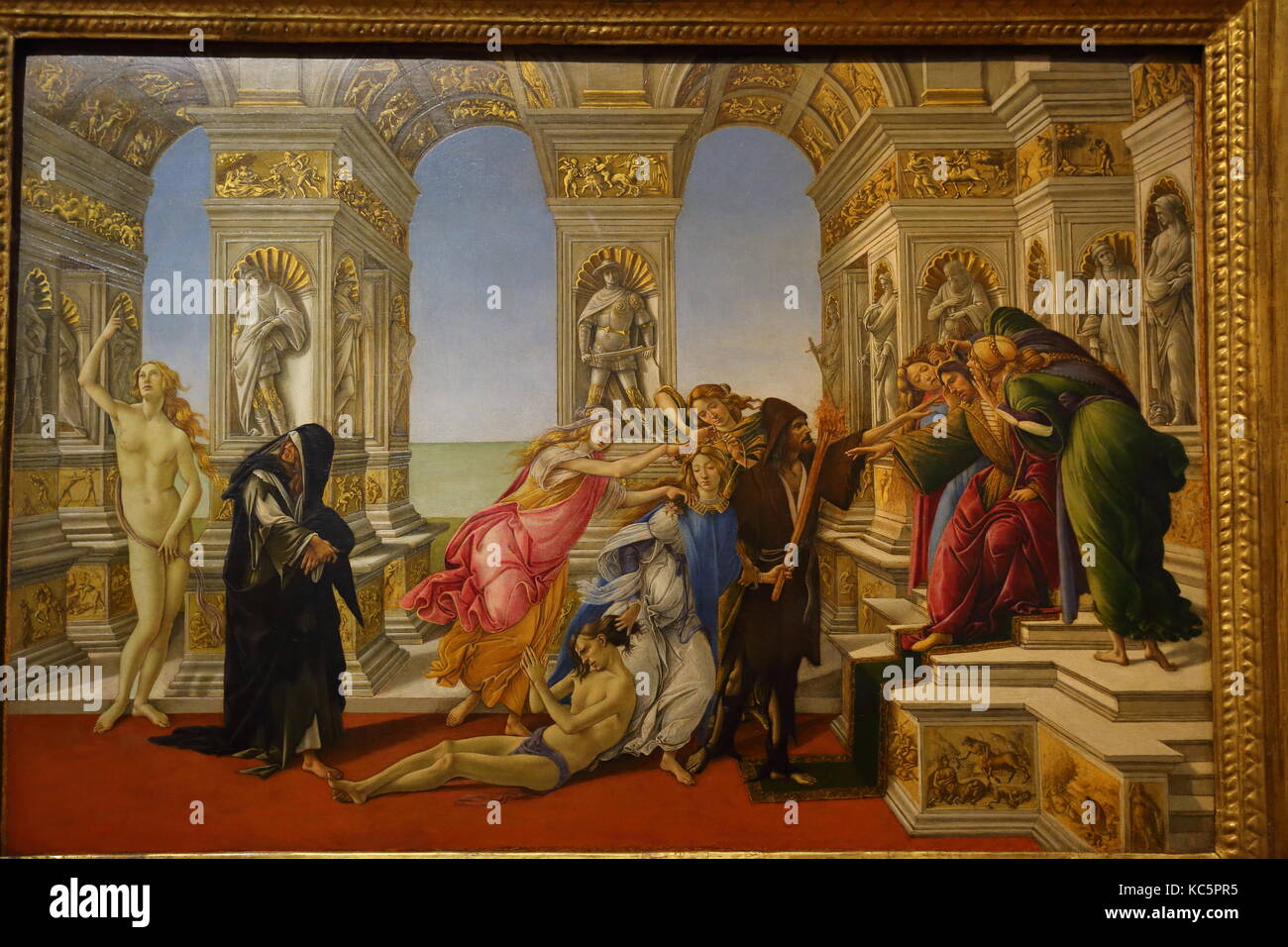 Peintures exposées à la galerie des Offices (Galleria degli Uffizi), Florence, Italie Photo ...