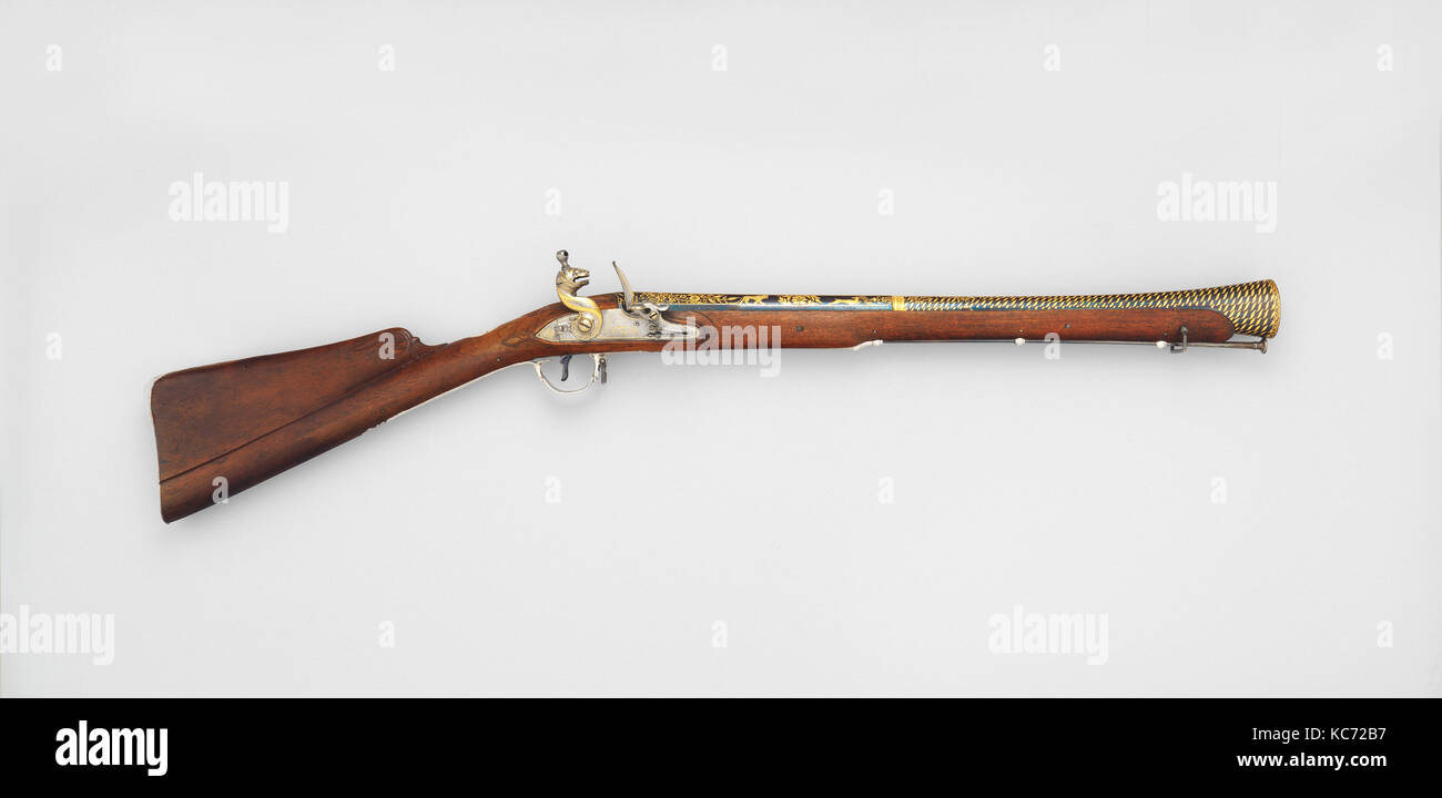 Espingole à silex, datée du Mauludi 1222 era/A.D. 1793-94 Photo Stock ...
