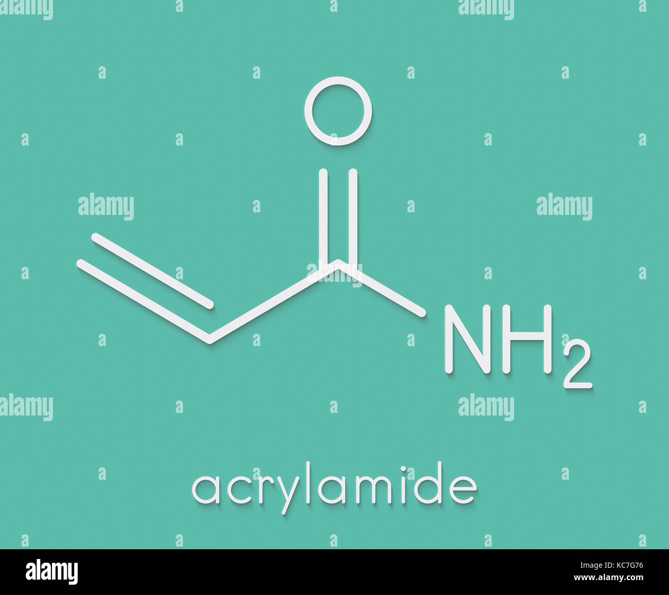 Chemistry chemical formula acrylamide Banque de photographies et d ...