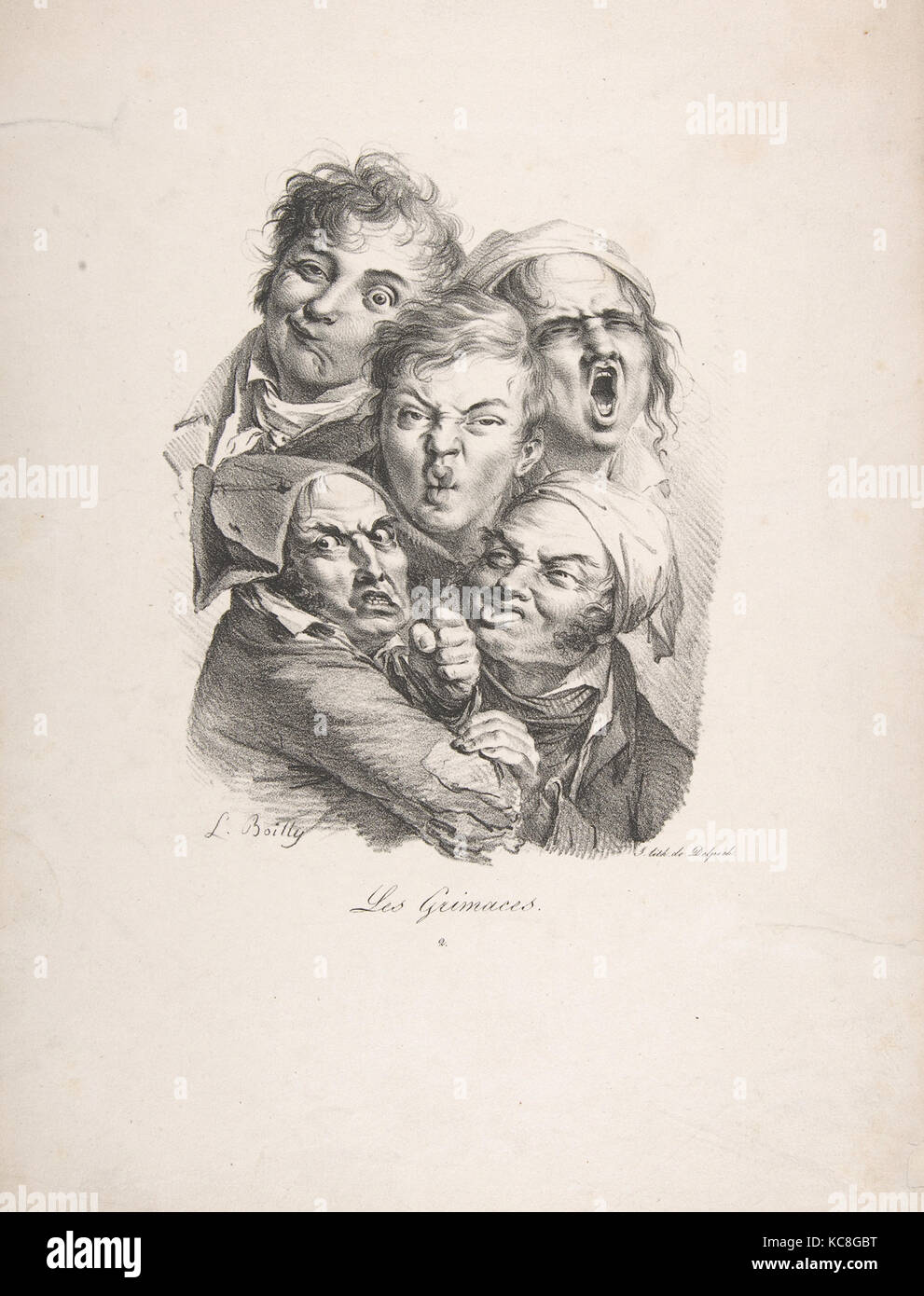 Grimaces boilly Banque de photographies et d’images à haute résolution ...