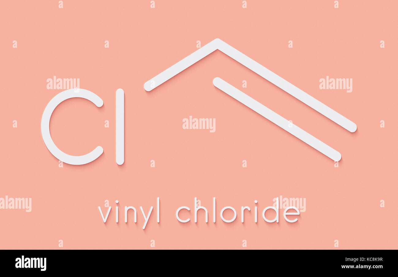 Le chlorure de vinyle, le chlorure de polyvinyle (PVC) building block ...
