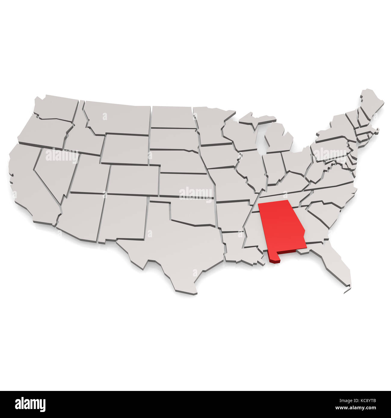 Map alabama county map usa Banque de photographies et d’images à haute ...