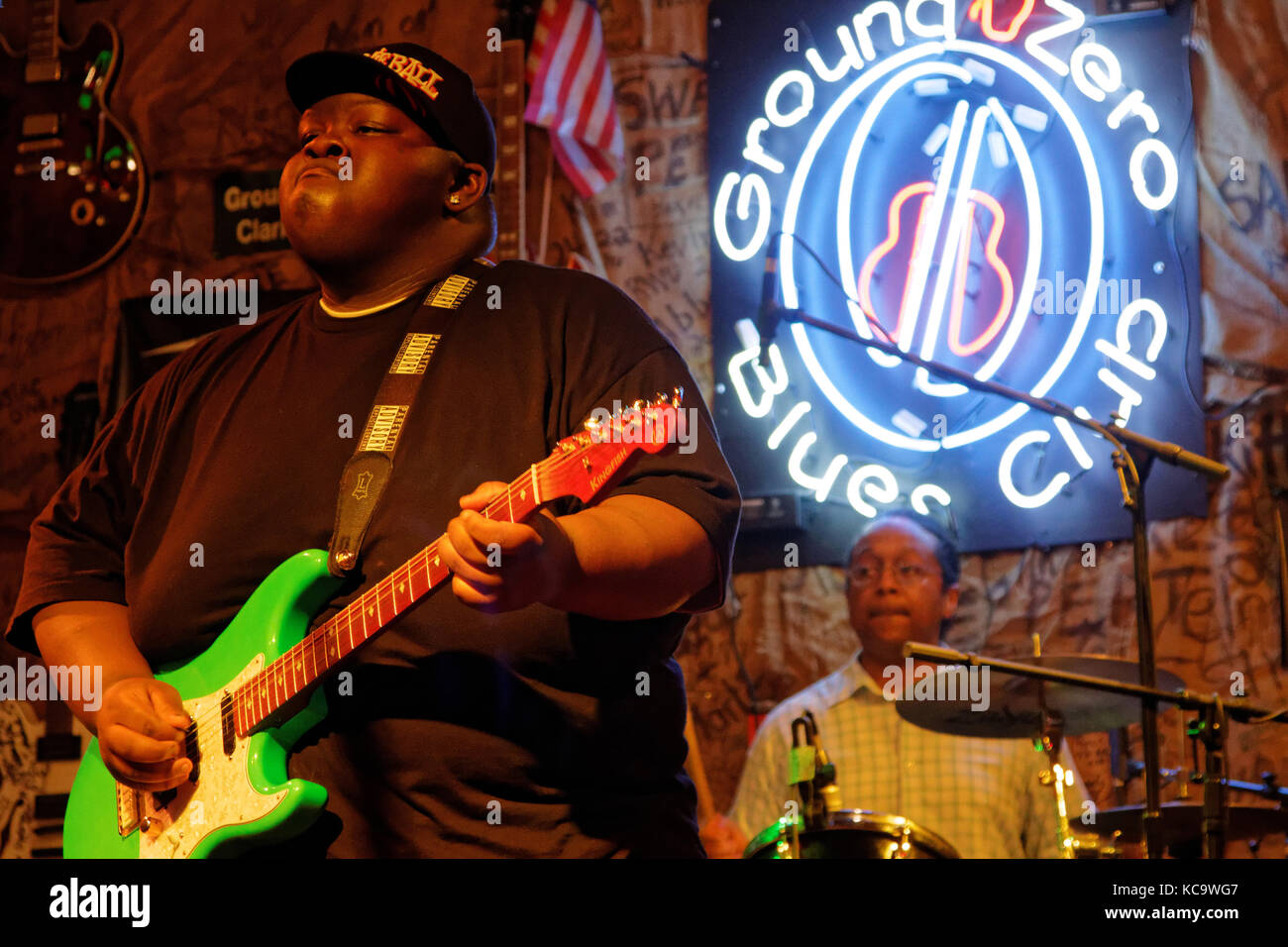 CLARKSDALE, MISSISSIPPI, le 8 mai 2015 : Christier Kingfish Ingram, 15 ...