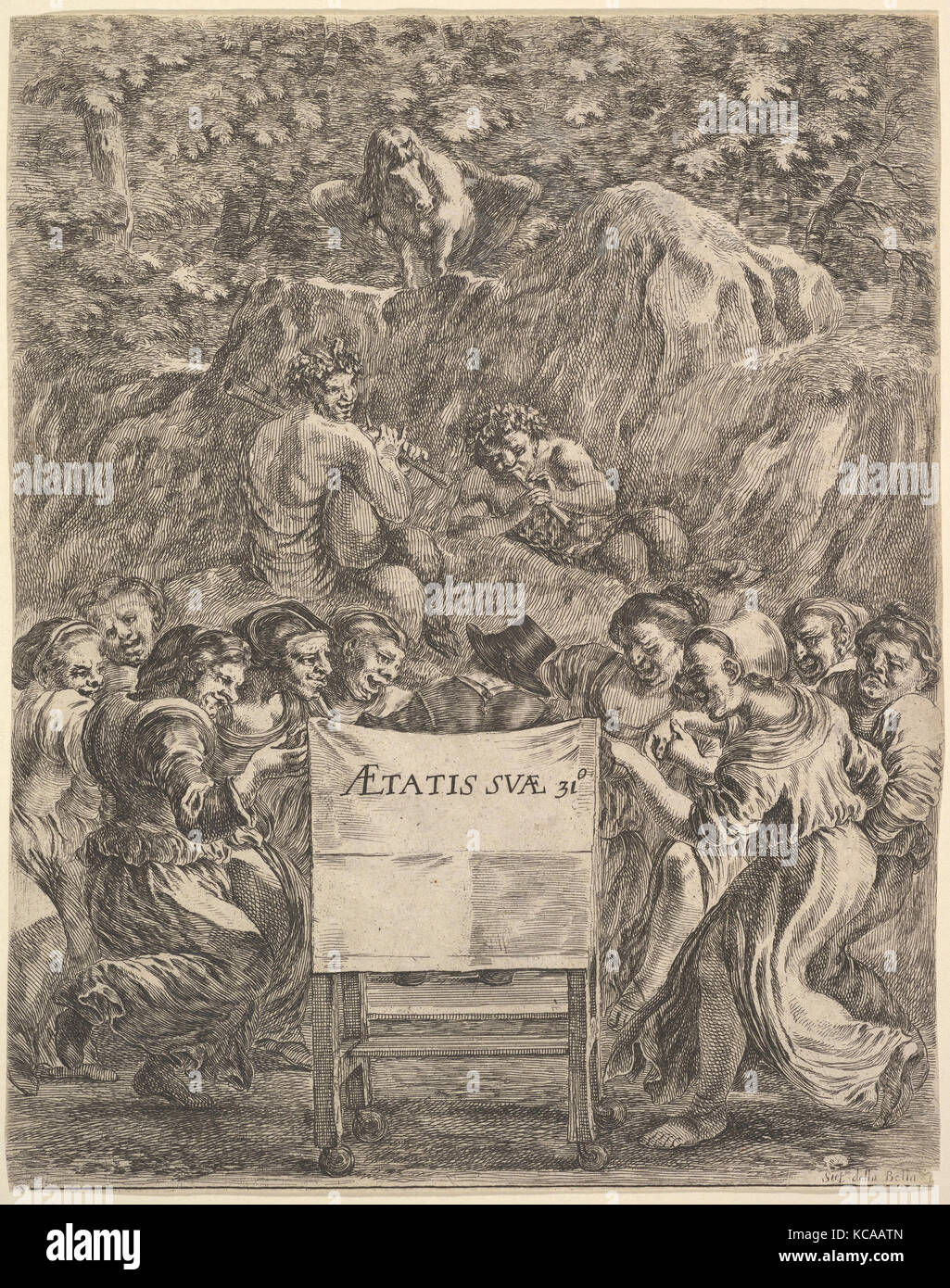 Frontispice pour "Les Œuvres de Scarron" (OEuvres de Scarron) ; le ...